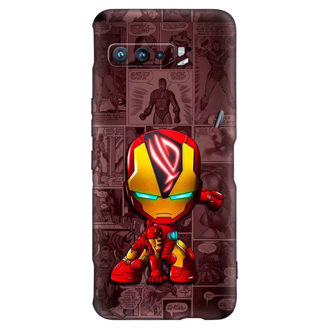 Iron Man ASUS ROG PHONE 3 Premium Embossed Mobile cover – Covertubes